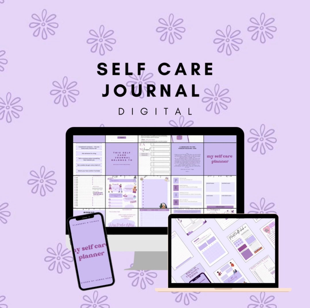 Digital Self Care Planner Boost Productivity, Stay Motivated, Relieve ...