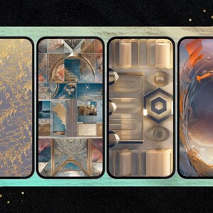 30 Digital Art Wallpaper Backgrounds for iPhone & Smartphone. Minimalist Abstracts. Mixed Media ...