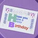 8 Printable Birthday Greeting Cards. Colorful Fun Designs. Bundle for ...