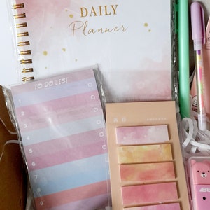 Daily Planner Stationery Box Gift Set Cute Stationery Office Gift ...