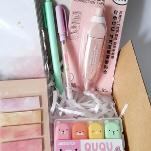 Daily Planner Stationery Box Gift Set Cute Stationery Office Gift ...