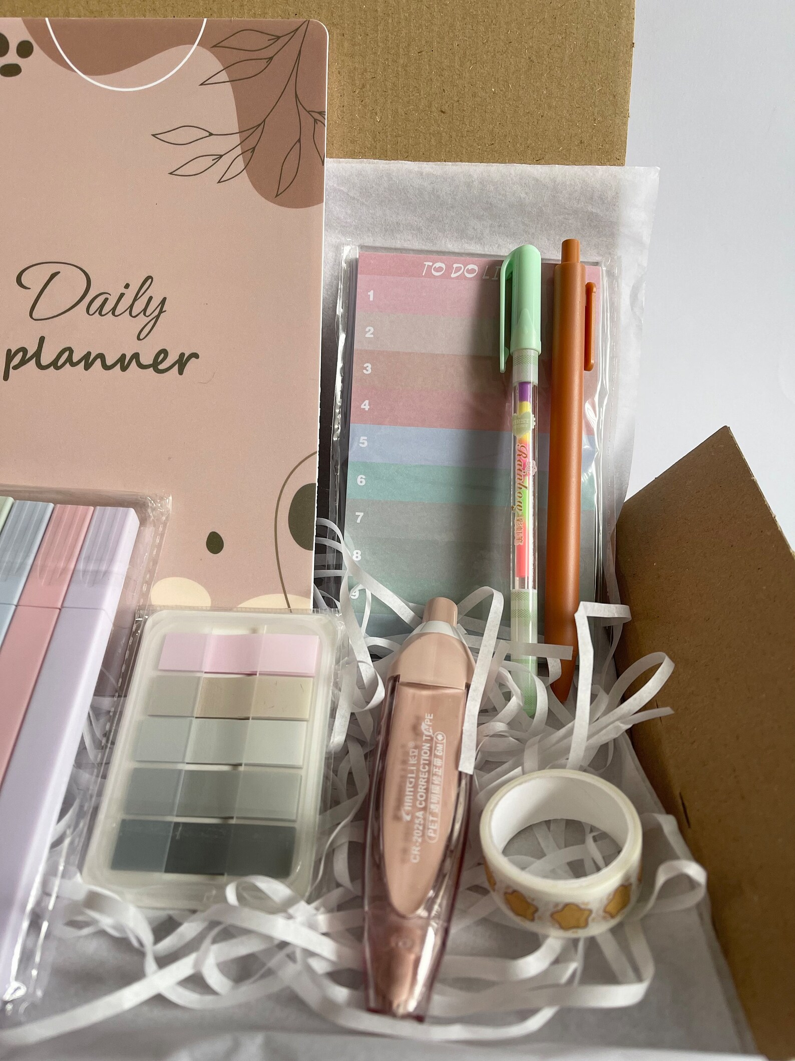 Daily Planner Stationery Box Gift Set Cute Stationery Office Gift ...