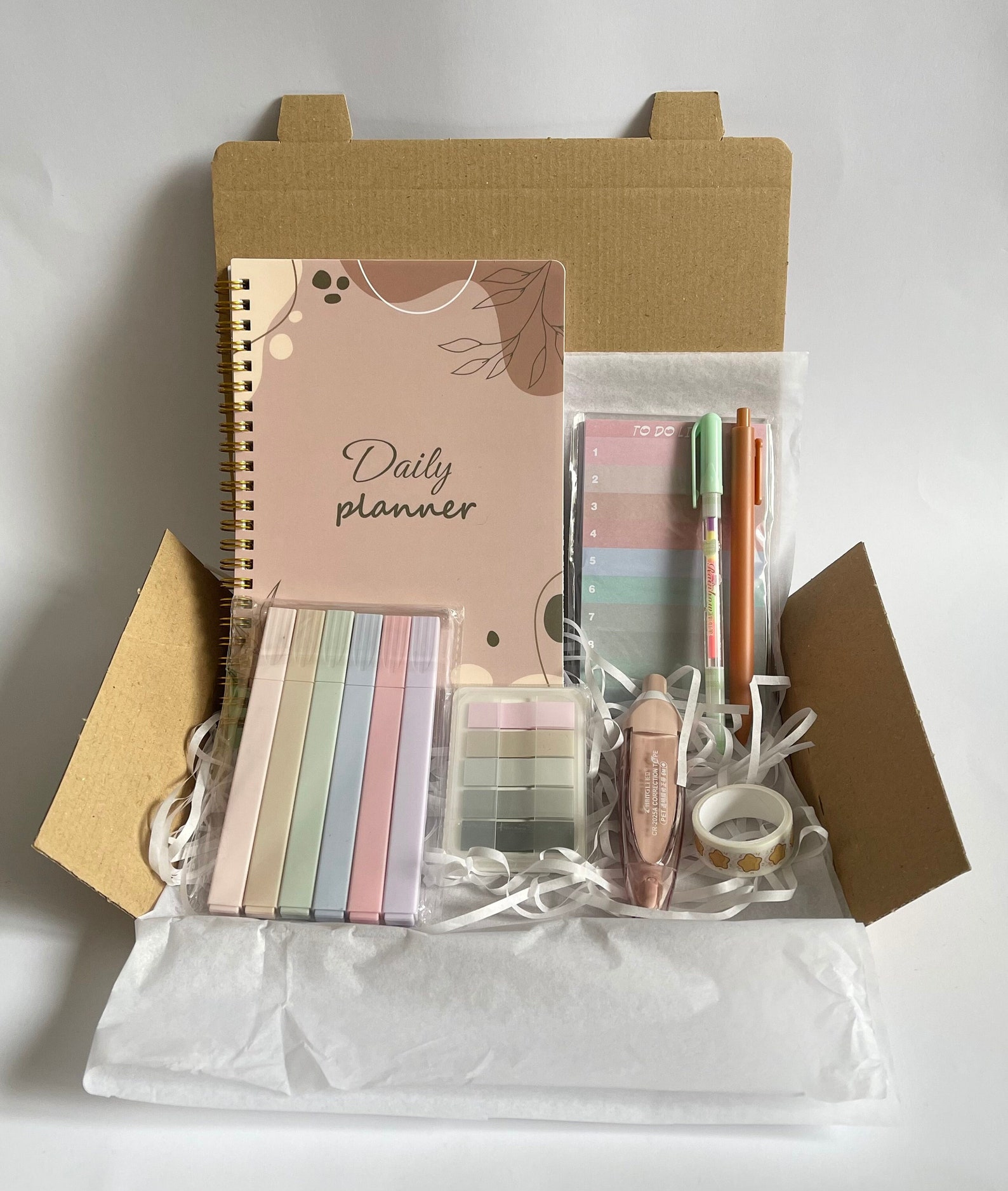 Daily Planner Stationery Box Gift Set Cute Stationery Office Gift ...