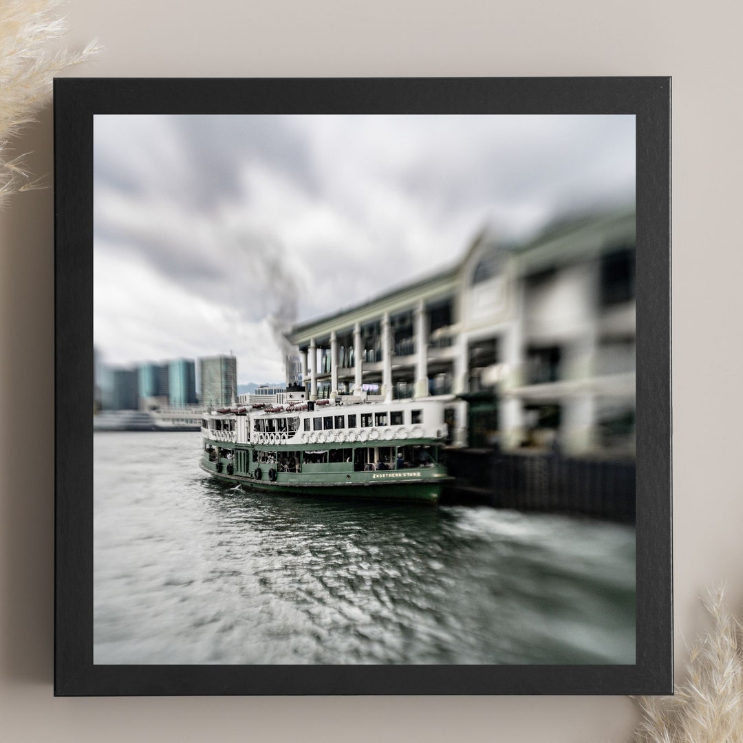 Star Ferry Hong Kong - Hong Kong Gift - Ferry Nautical Print - Digital ...