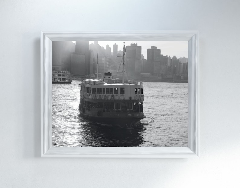 Star Ferry Hong Kong - Hong Kong Gift - Star Ferry Print - Digital ...