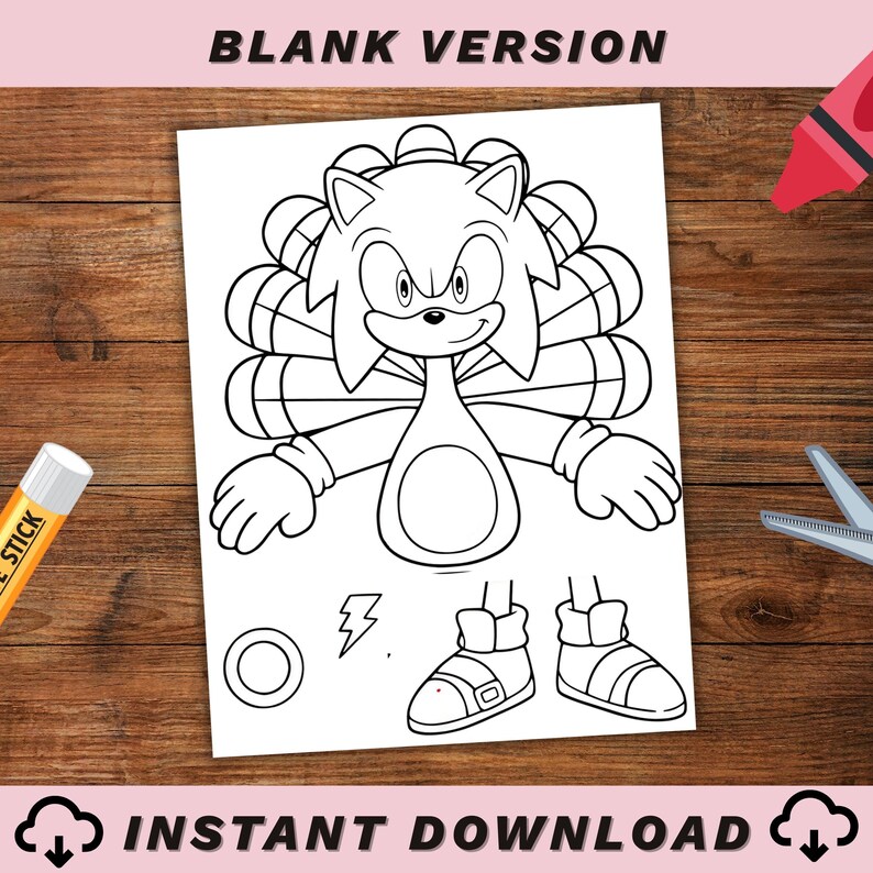 Disguise a Turkey Project Kit | Sonic Turkey Disguise | Kids ...