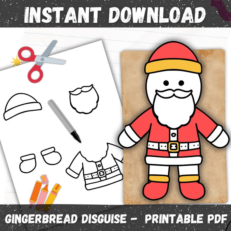 Santa Disguise Project - Etsy