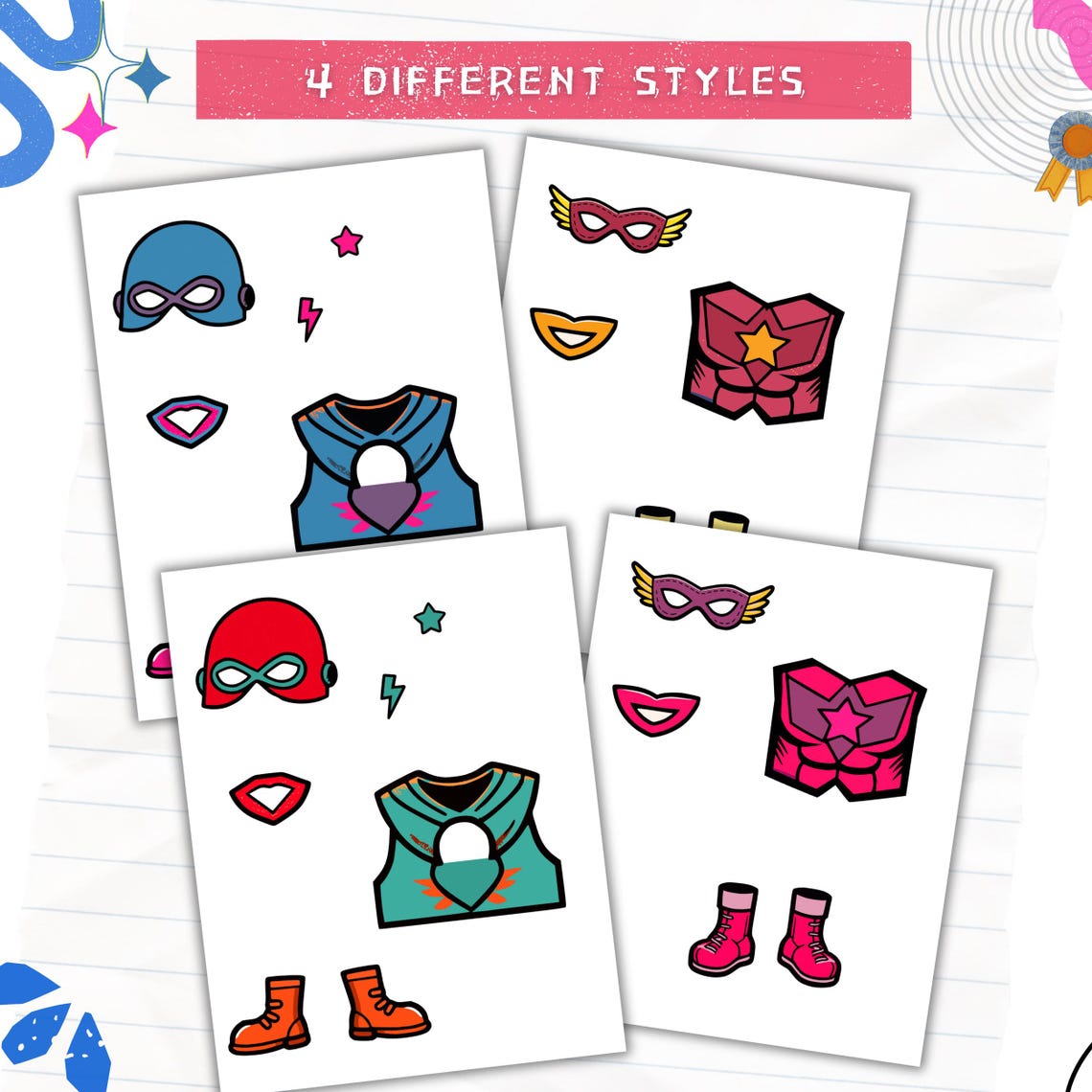 Turkey Hero Disguise Kit - Superhero Turkey Craft for Kids, Transform ...