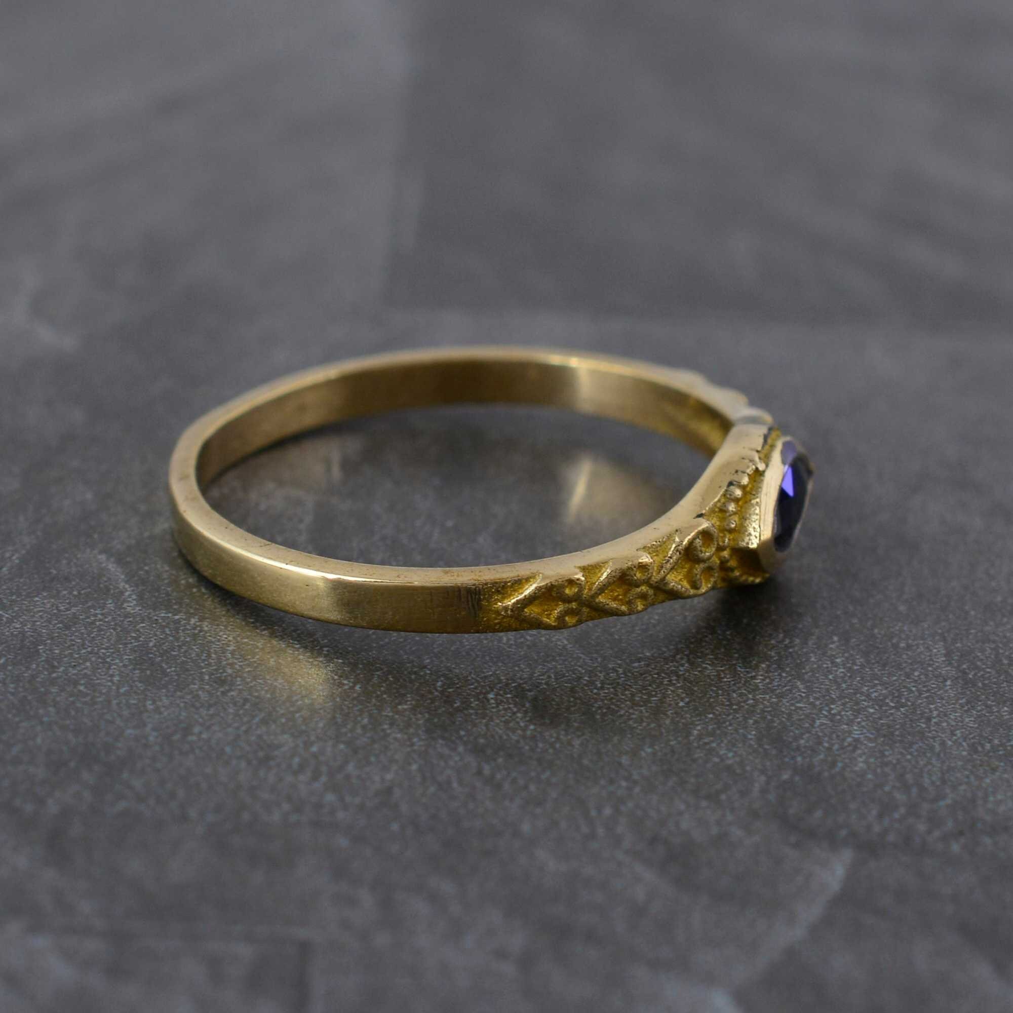 Black Obsidian Ring, Obsidian Ring,small Oval Obsidian, Stacking Ring ...