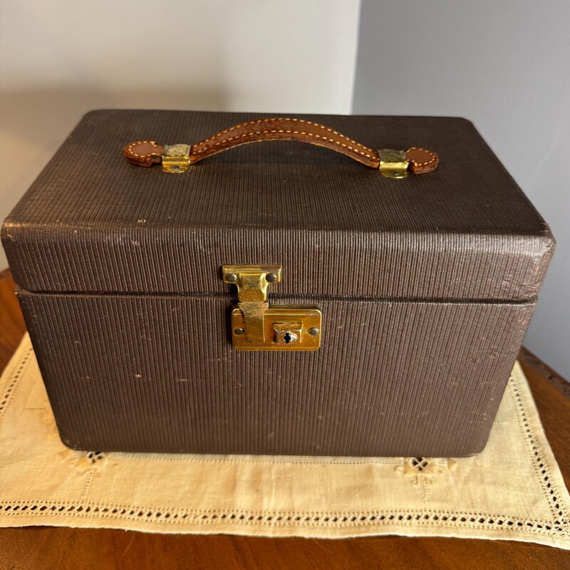 Leather Train Case - Etsy