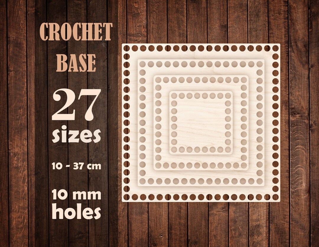Plywood Base, Crochet Base, Basket Bottom, Square Wooden Base, Lots of ...