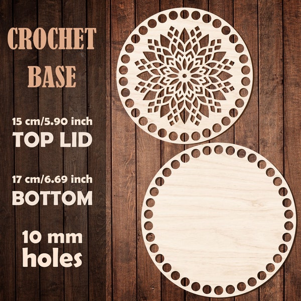 Crochet Basket Base - Etsy Canada