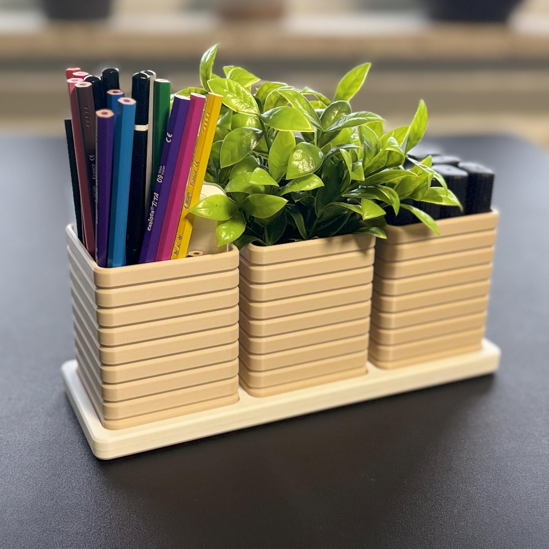 Desk Organizer Trio for Clean Office or Home Setup – Perfect for ...