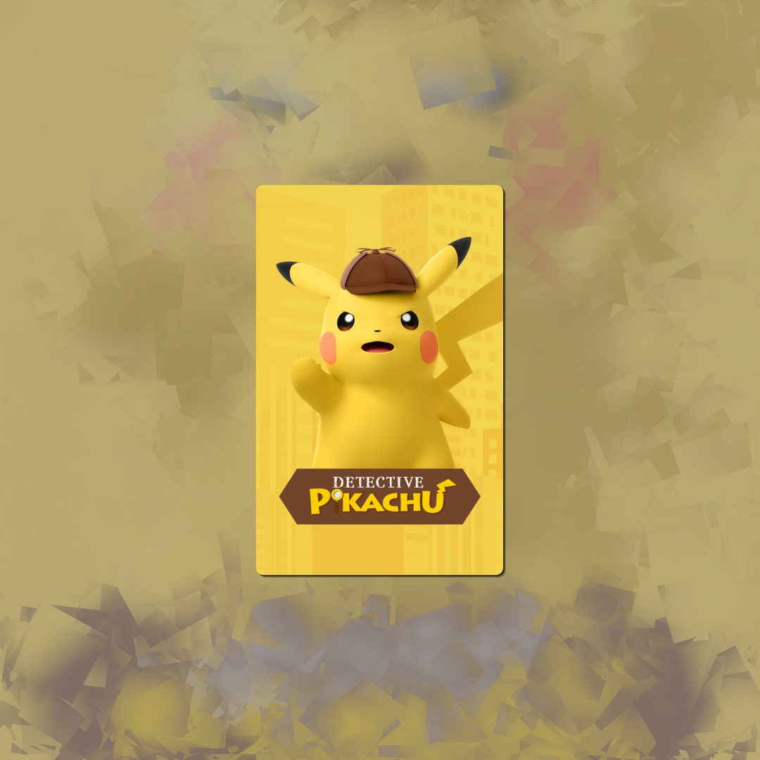 Detective Pikachu NFC Card - Etsy
