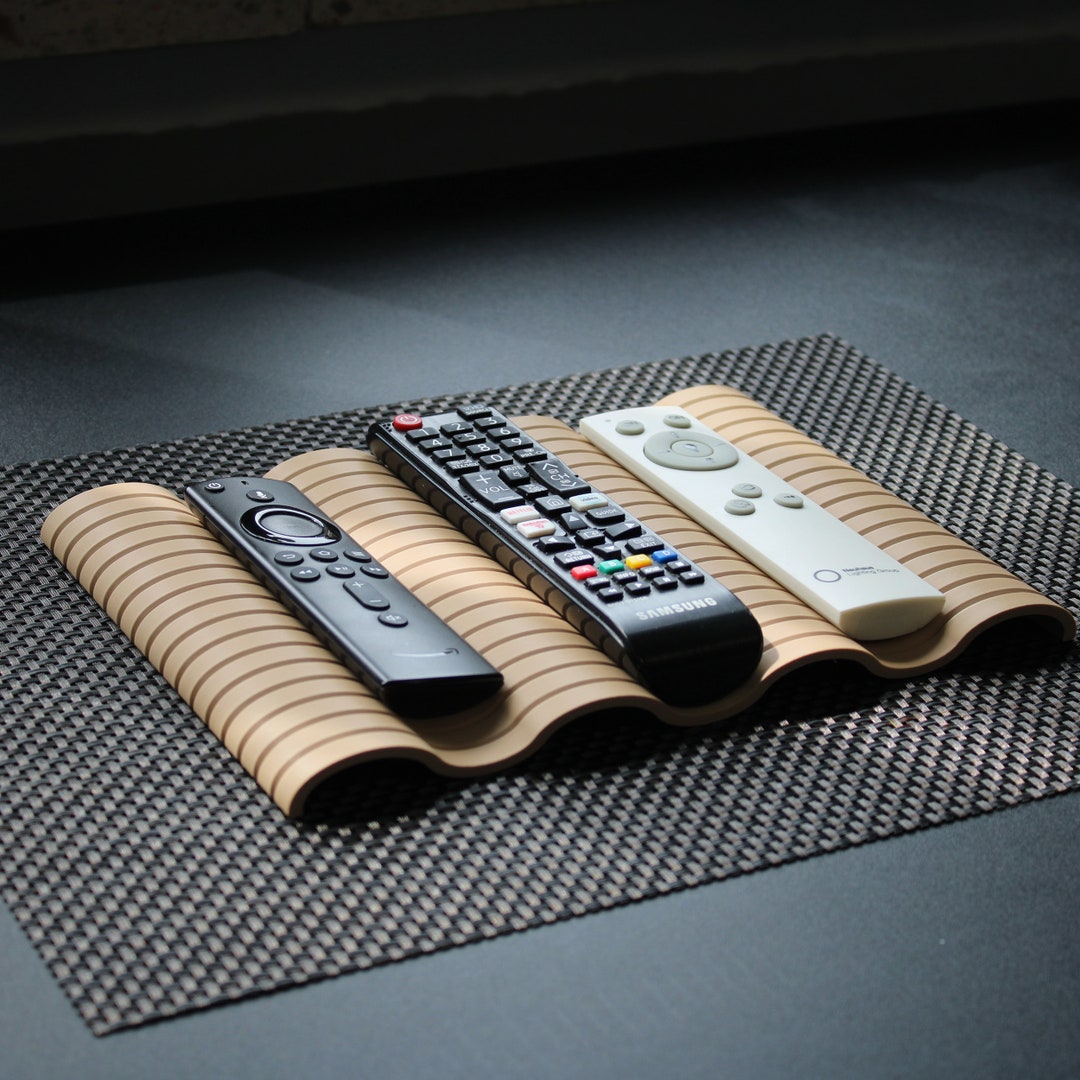 Wave Remote Tray, Decorative Remote Control Holder, TV Remote Caddy ...