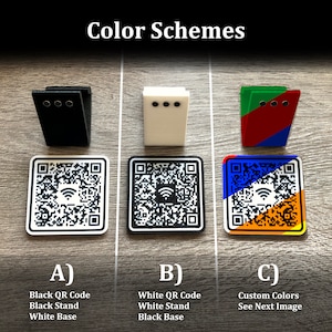 WLAN QR Code for a Fast Internet Connection, 3D Printed With Magnetic ...