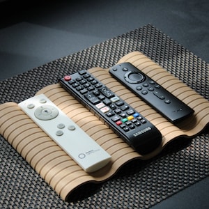 Wave Remote Tray, Decorative Remote Control Holder, TV Remote Caddy ...