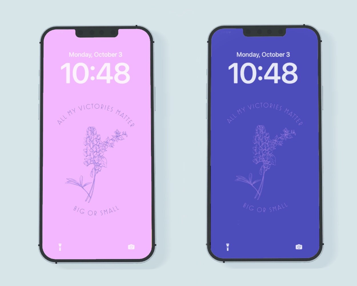 8 Phone Wallpapers | Background With Affirmations | Floral Phone Screen ...