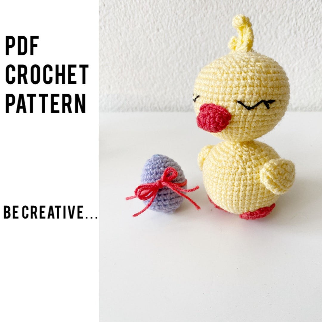 Crochet Amigurumi Pattern Chick / Crochet Chiken / Easter Chicks ...