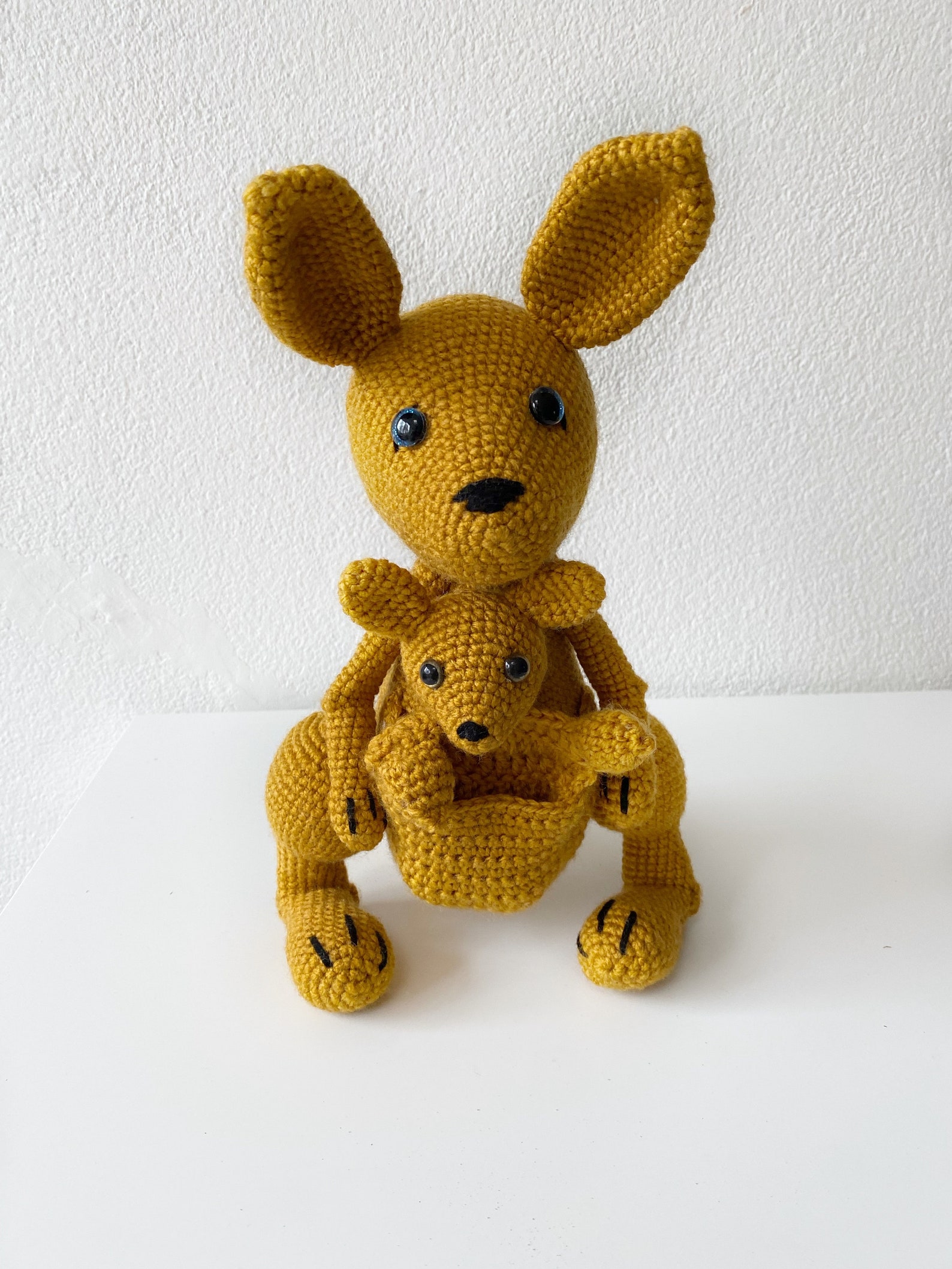 Kangaroo Crochet Pattern / Crochet Toys / Amigurumi Toys / Mum and Baby ...