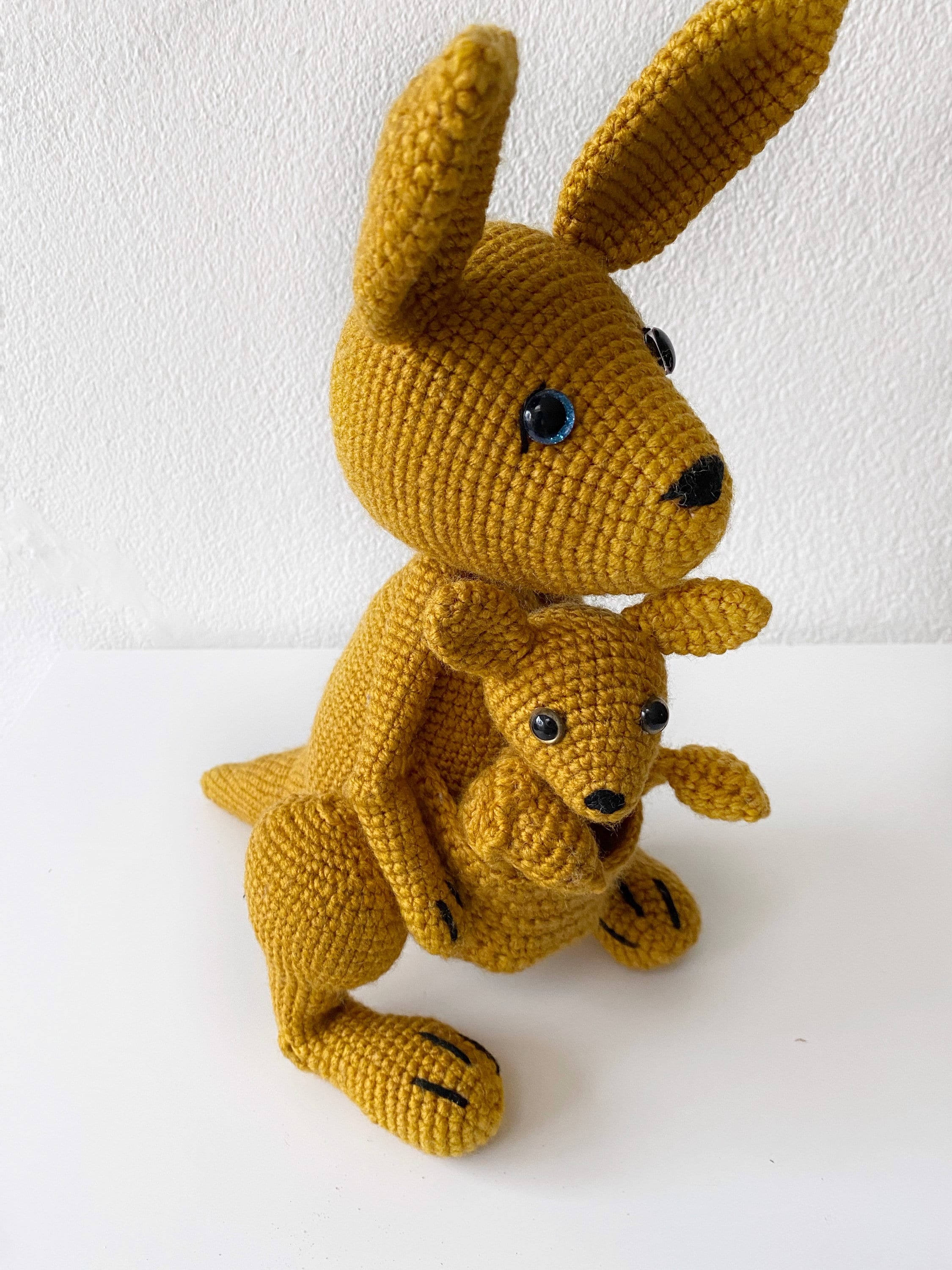 Kangaroo Crochet Pattern / Crochet Toys / Amigurumi Toys / Mum and Baby ...