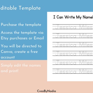 Printable Name Tracing Worksheets, Custom Handwriting Practice ...