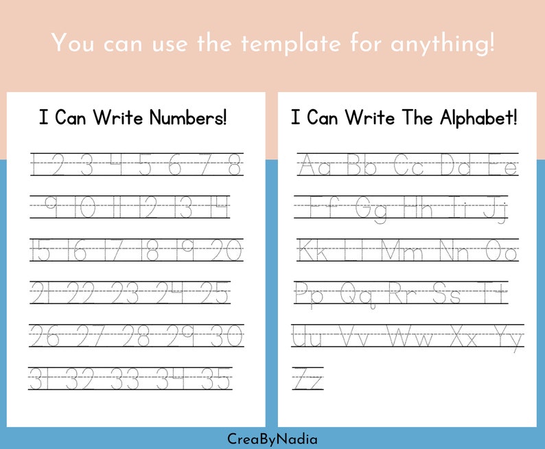 Printable Name Tracing Worksheets, Custom Handwriting Practice ...