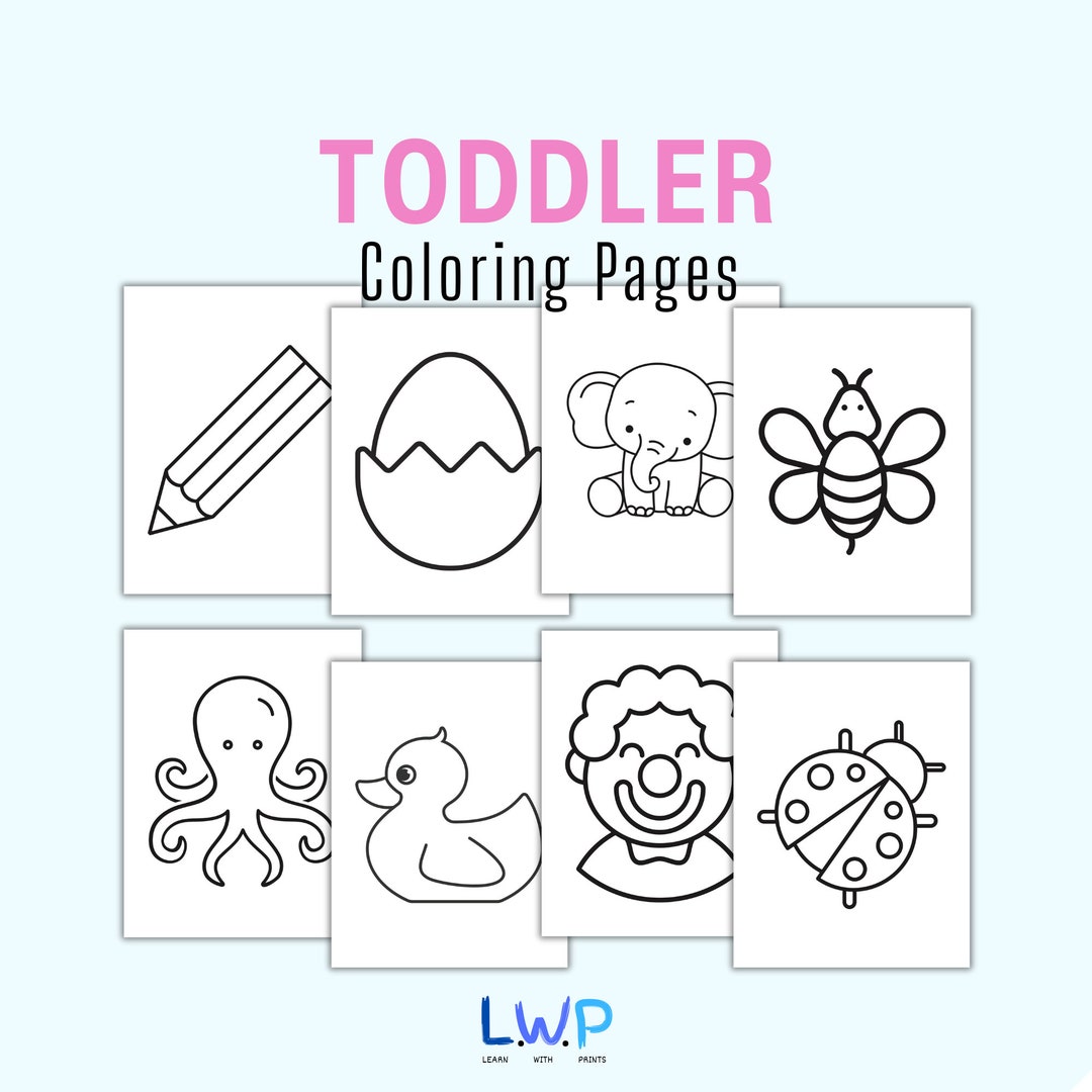 70 Printable Coloring Pages for Kids, Toddlers, Preschoolers, Coloring ...