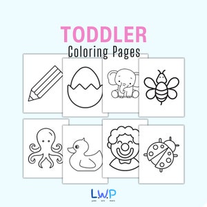 70 Printable Coloring Pages for Kids, Toddlers, Preschoolers, Coloring ...