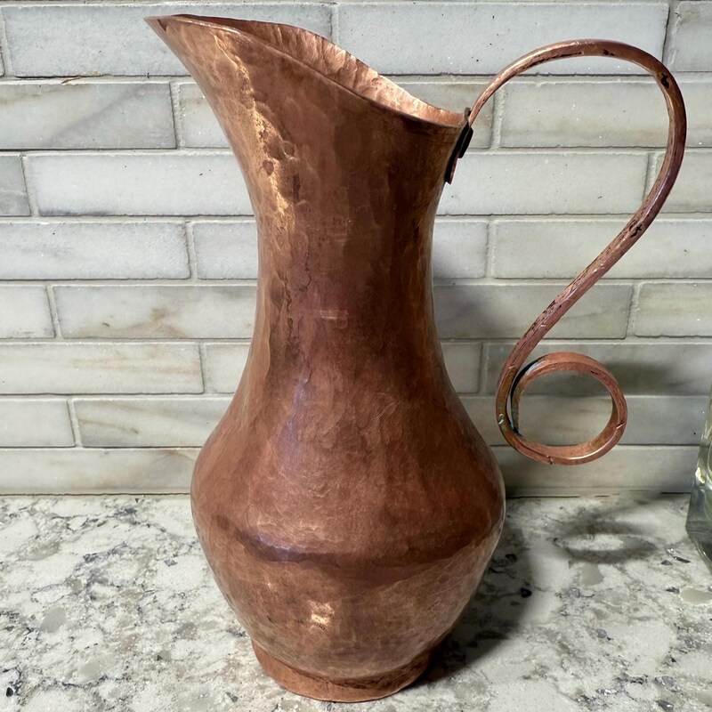 Copper Pitcher - Etsy