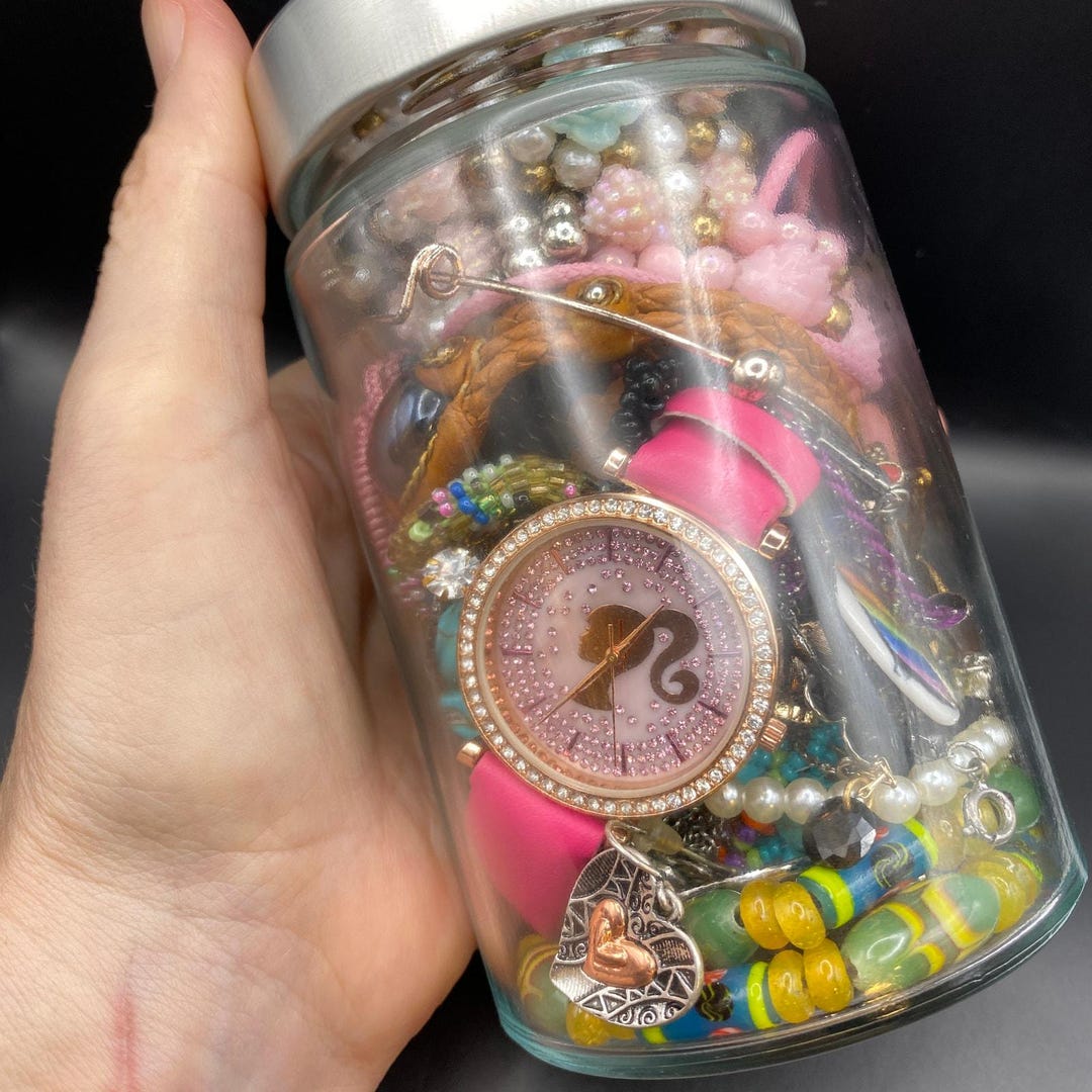 Mystery Jewelry Jar for Girl Teen Tween Gift Party Favors Nice Wearable ...