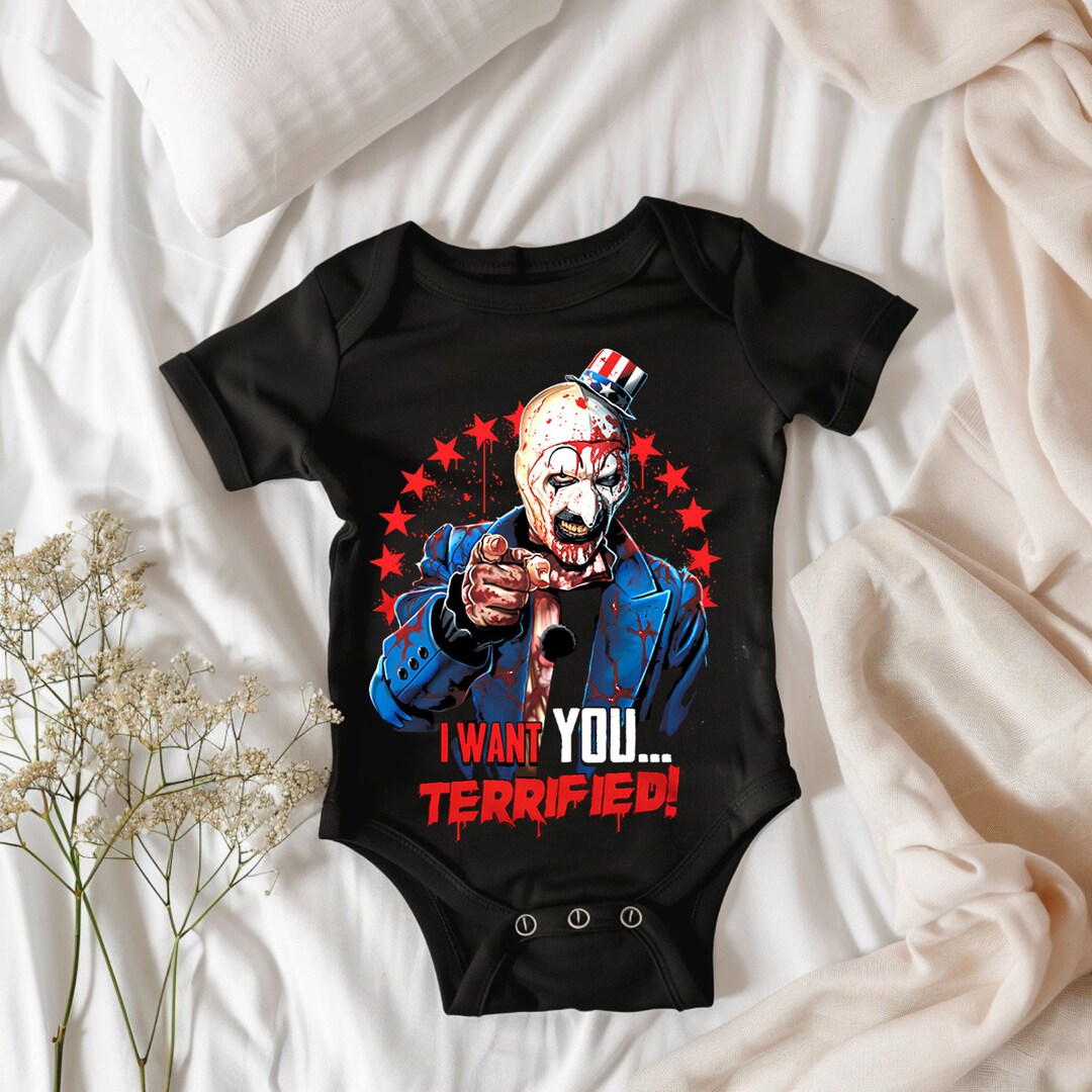 I Want You Terrified 4th of July Terrifier Shirt, Horror 4th of July ...