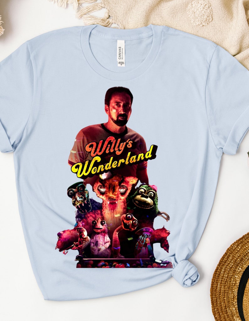 Willy's Wonderland Shirt, Halloween Shirt, Nicolas Cage, Funny Horror ...