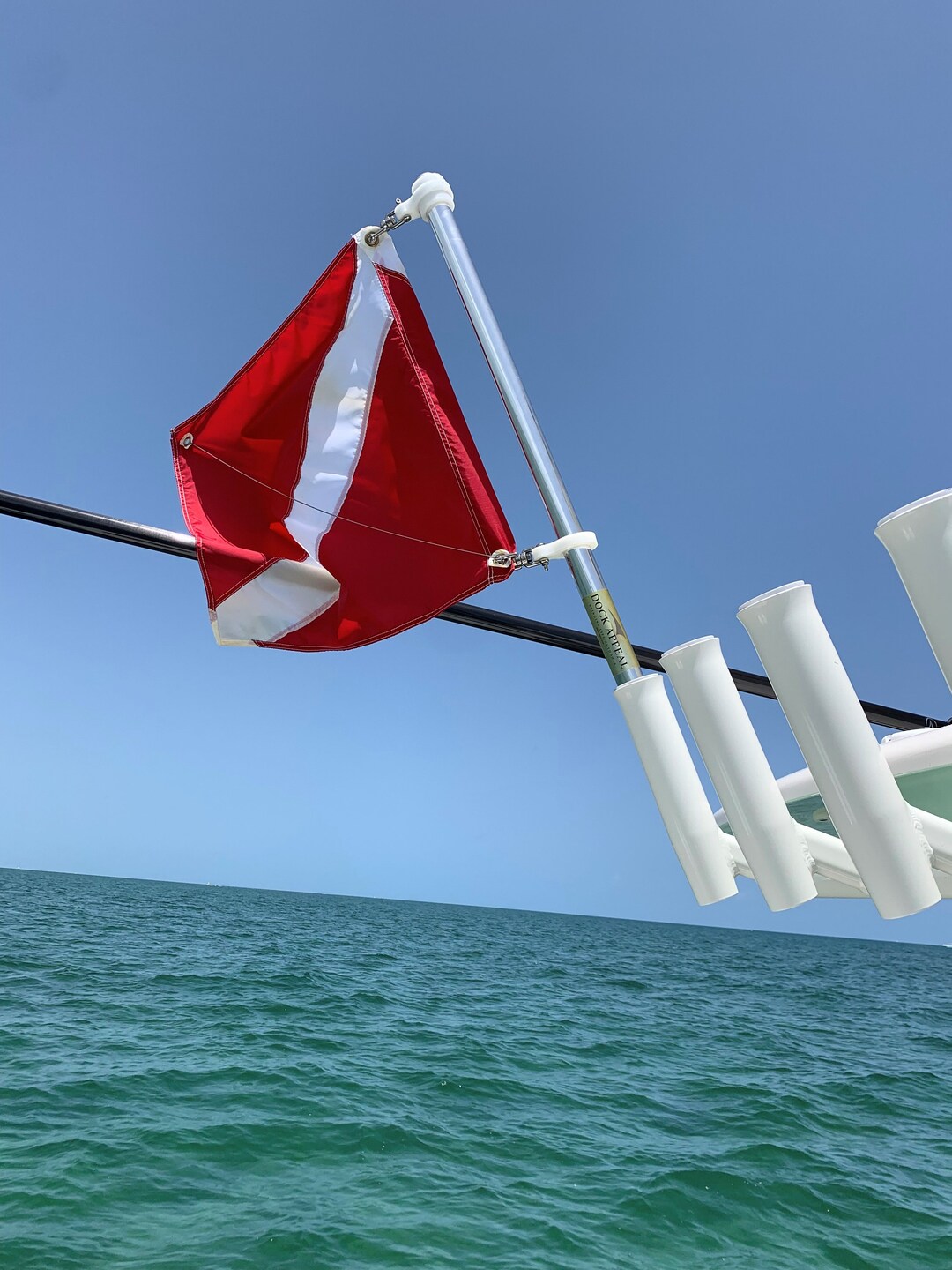 The Tarpon Dive Flag Pole - Etsy