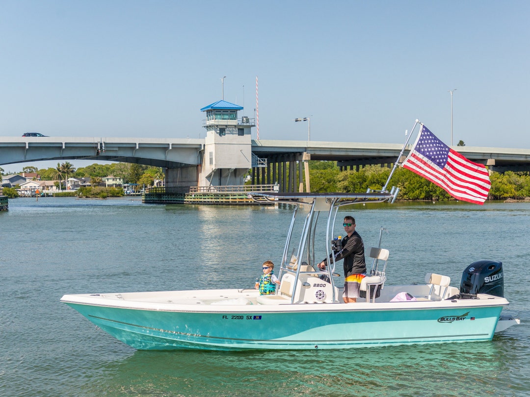 The Caladesi Boat Flag Pole - Etsy