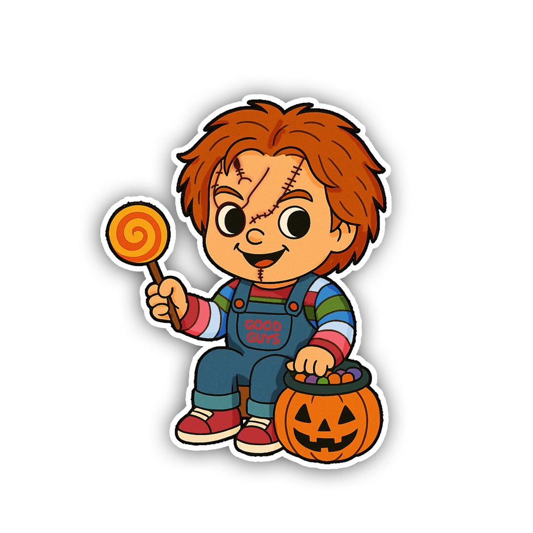 Chucky Sticker: Horror Icon Child's Play - Halloween Gift, Laptop Decal ...