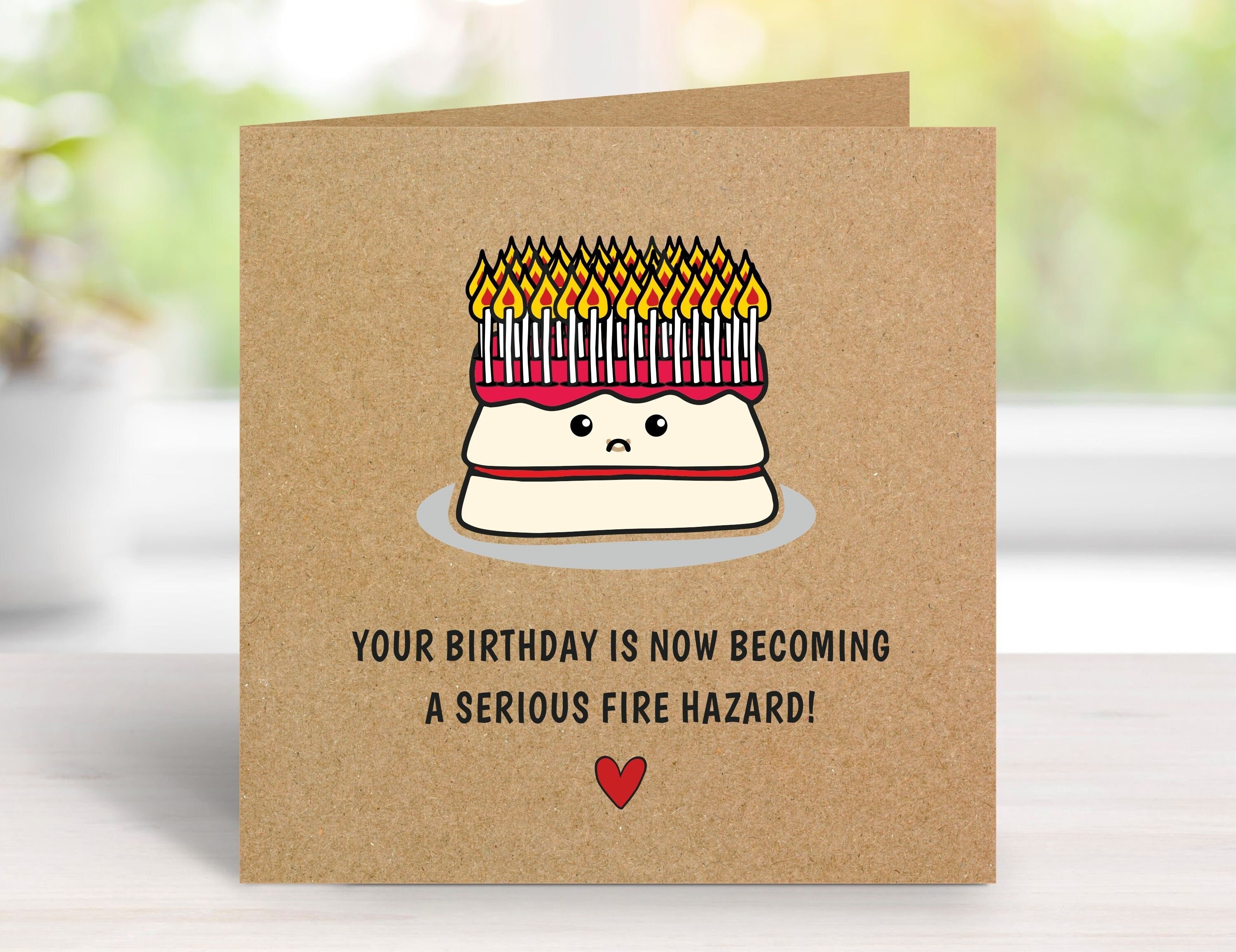 Birthday Cake Fire Hazard