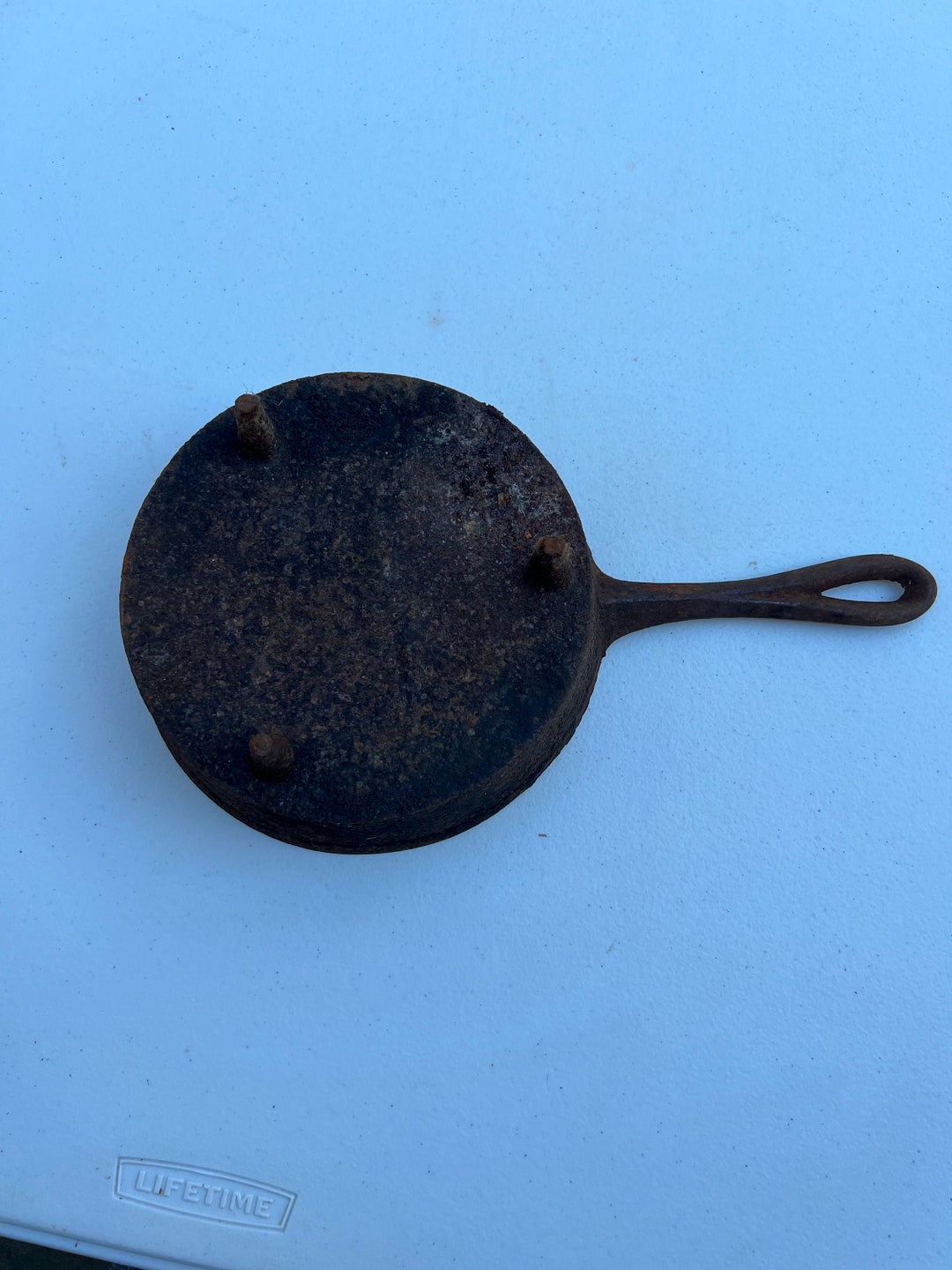 8" Cast Iron Spider Skillet - Etsy