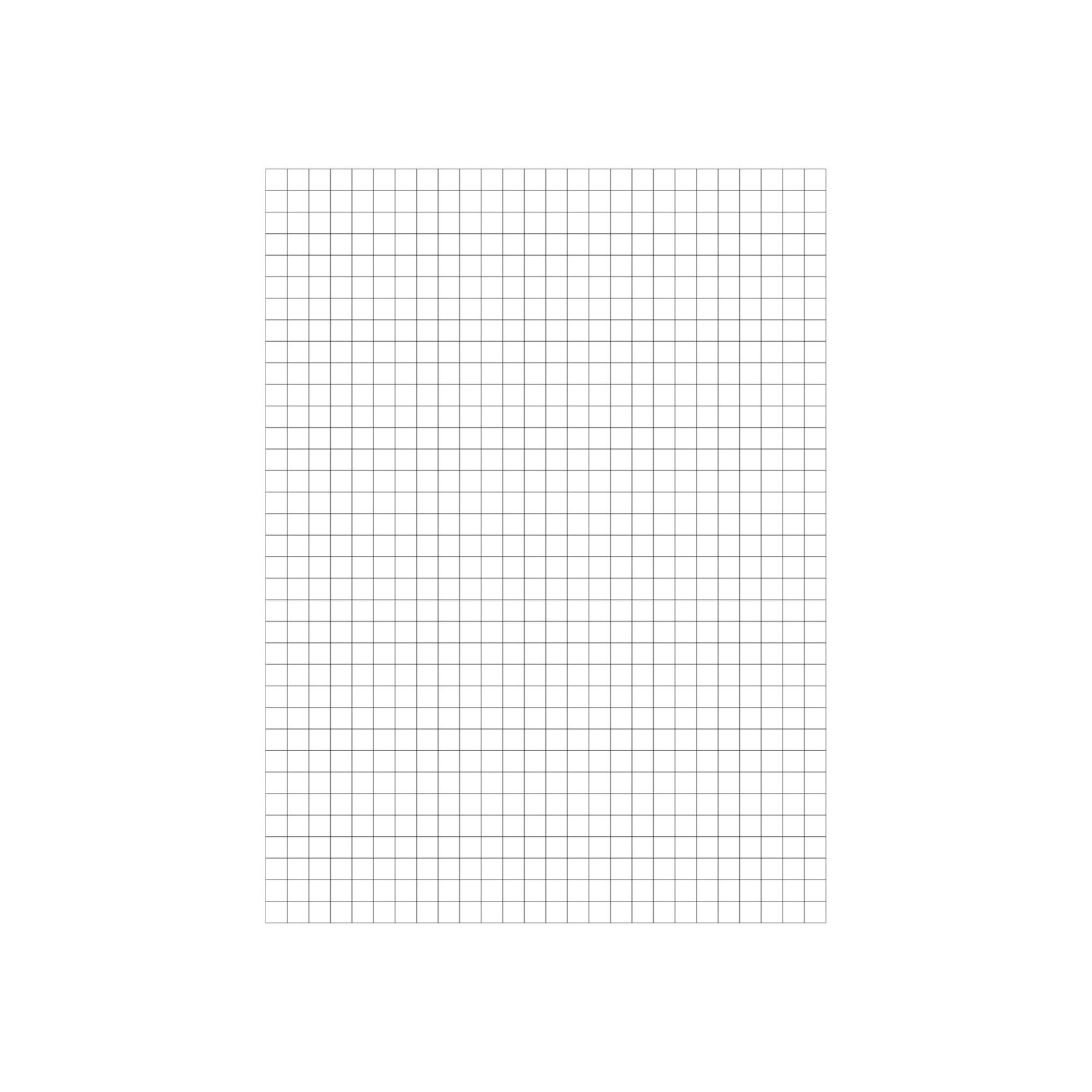 4x4 Graph Ruled, Grid Paper, Printable Composition Notebook Page - Etsy
