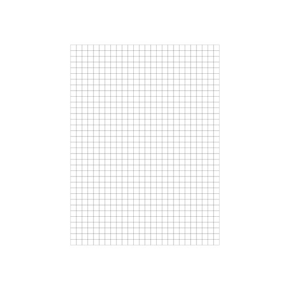 4x4 Grid Paper Whole Page Quadrille Paper: 20# Grid Paper Is Available