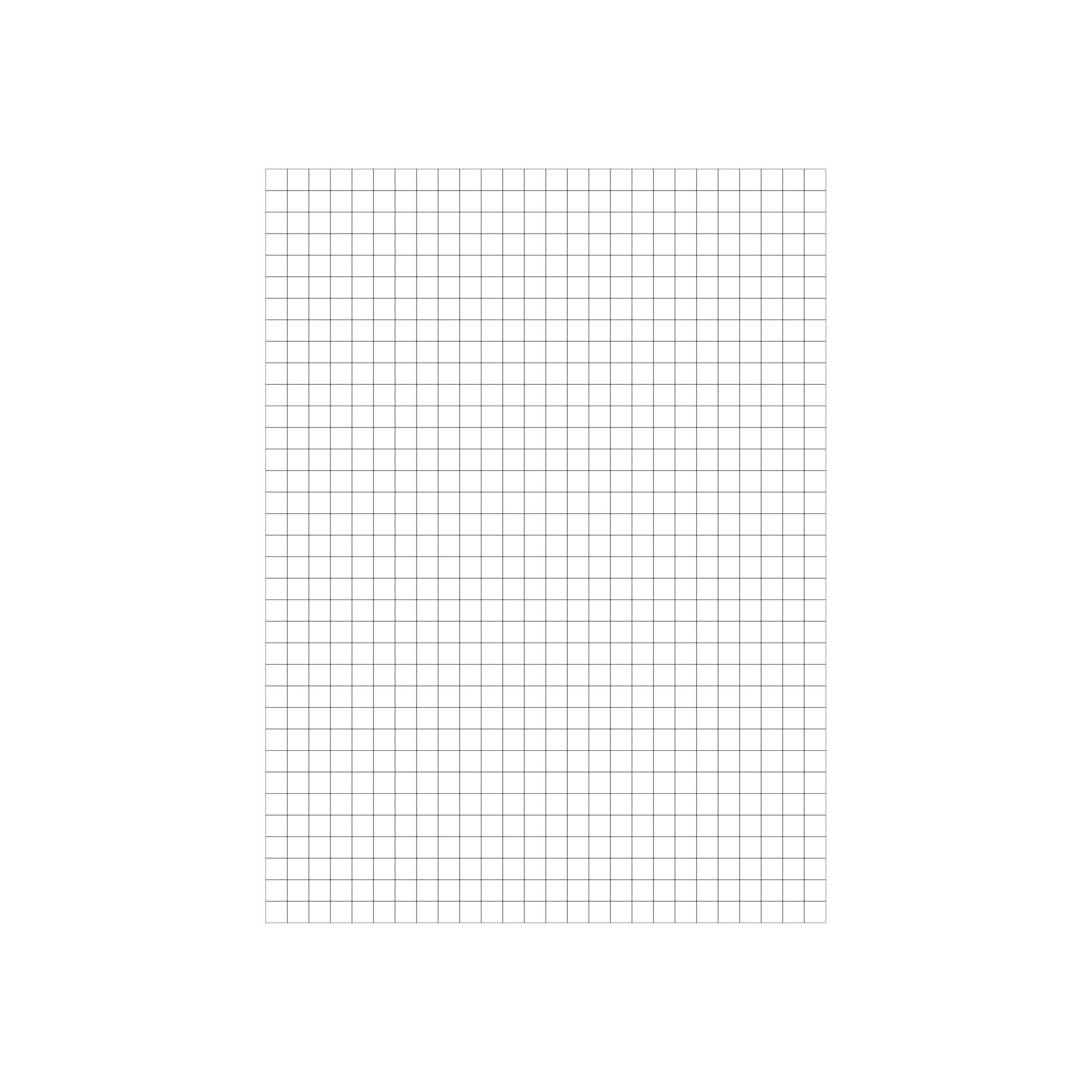 4x4 Graph Ruled, Grid Paper, Printable Composition Notebook Page - Etsy