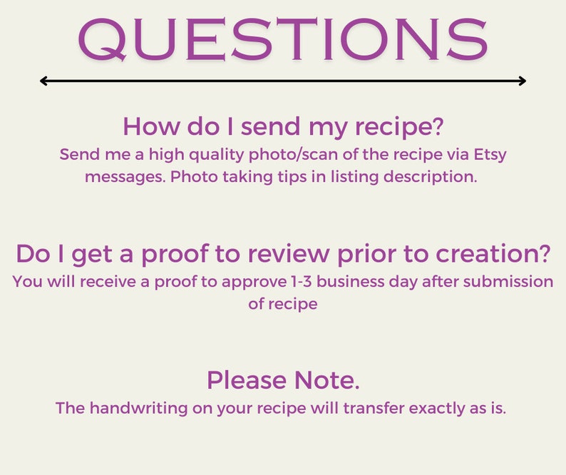 Custom Handwritten Recipe Cutting Board: Grandma's Recipe Display - Etsy