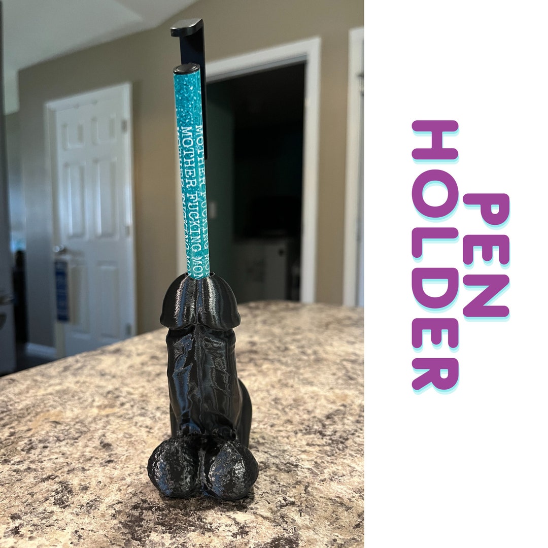 Pen Holder, Penis Holder, Dick Holder, Gag Gift, Funny Gift, Desk Ornament - Etsy