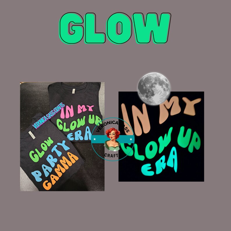 Neon Glow Shirt, Custom Glow Shirt, Personalized Glow in the Dark ...