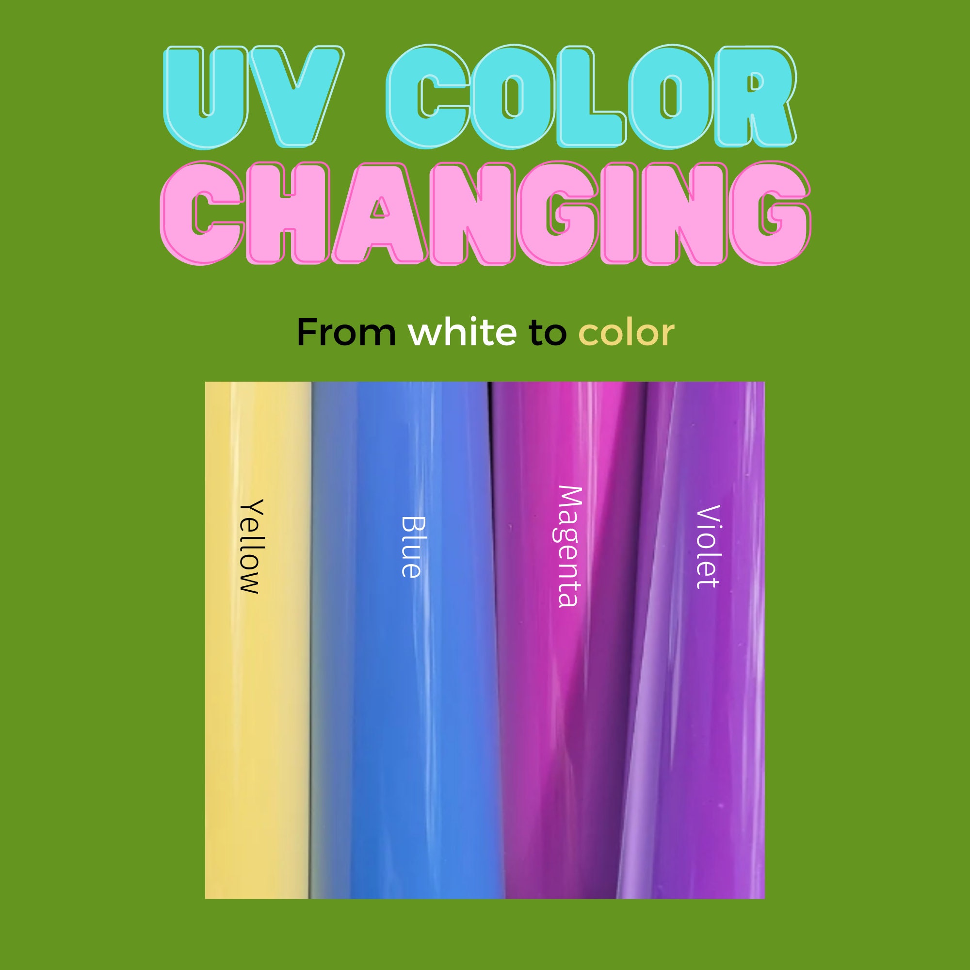 UV Color Changing T-shirt: Sunlight Reactive, Custom Design - Etsy