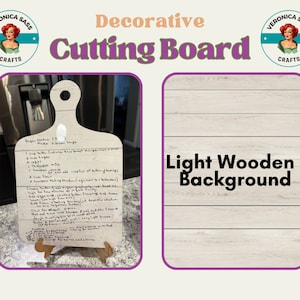 Custom Handwritten Recipe Cutting Board: Grandma's Recipe Display - Etsy