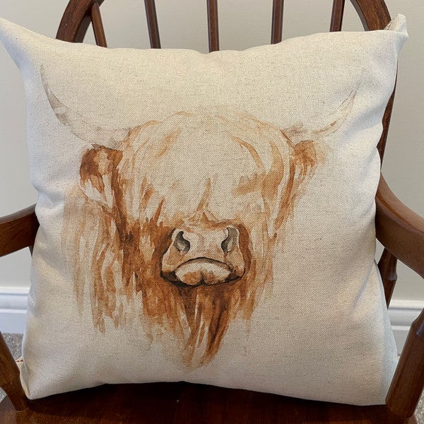 Highland Cattle Cushions - Etsy UK