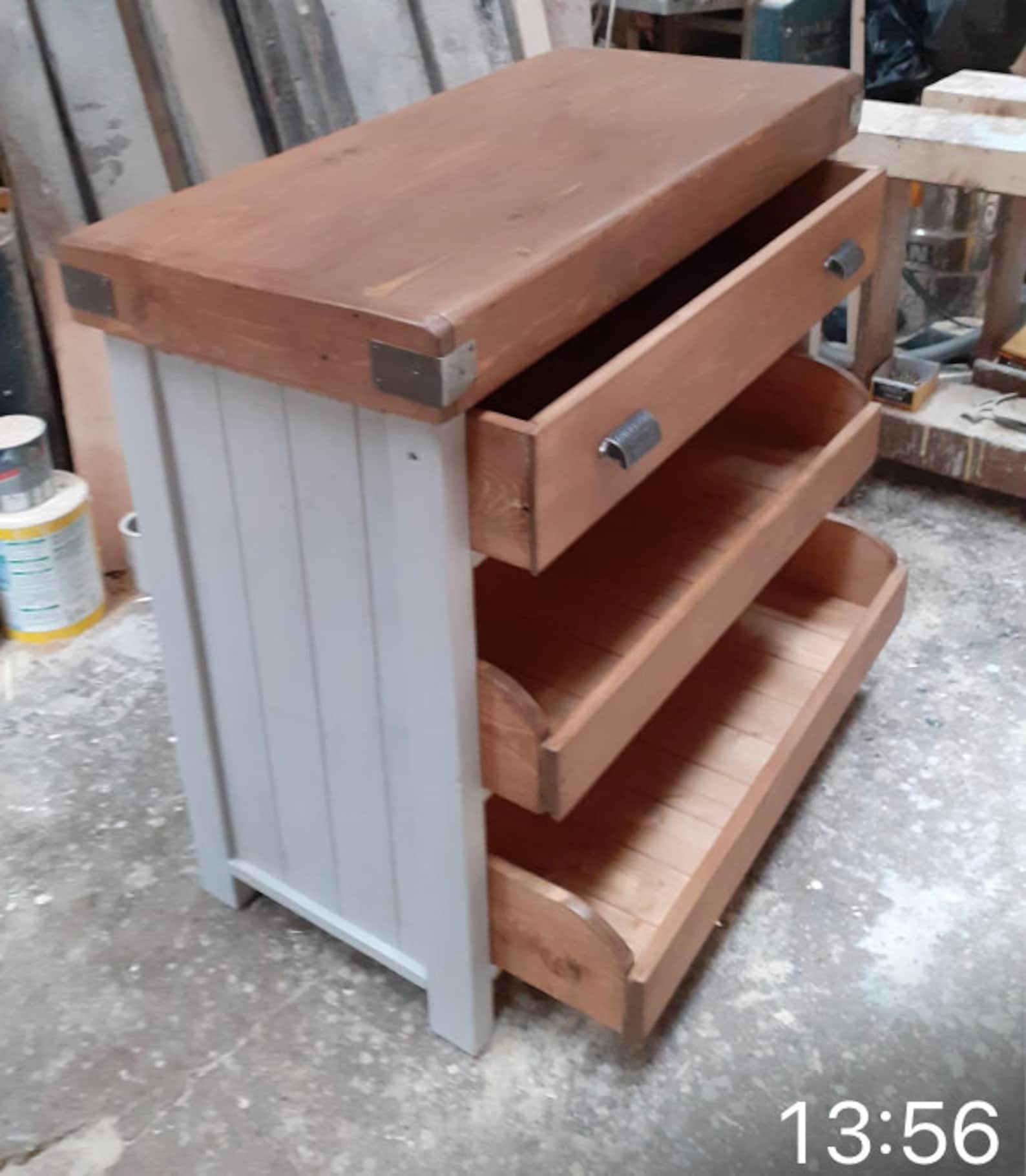 Butchers Block Style Kitchen Island - Etsy UK