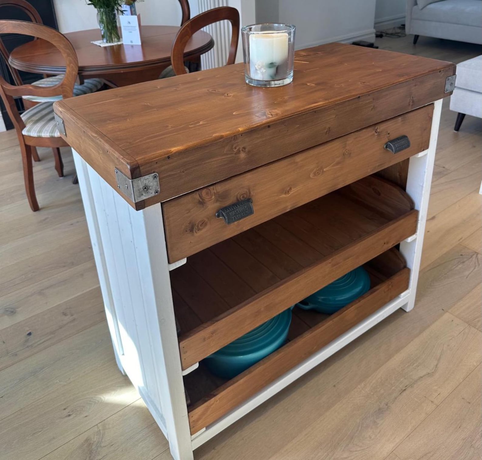 Butchers Block Style Kitchen Island - Etsy UK