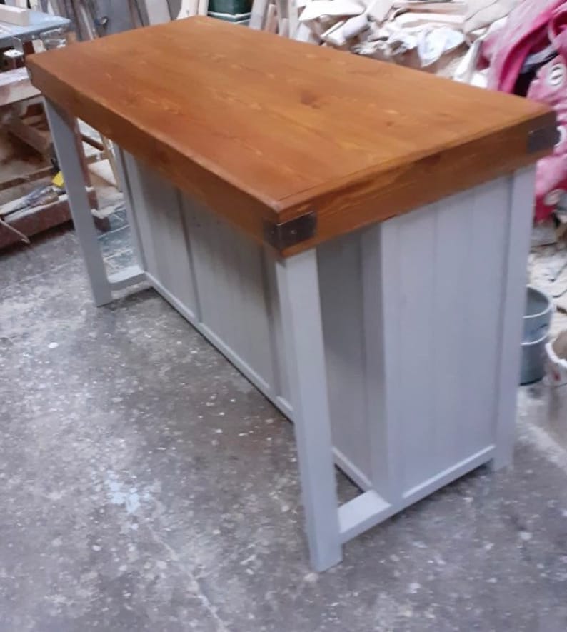 Butchers Block Style Kitchen Island/breakfast Bar. - Etsy UK